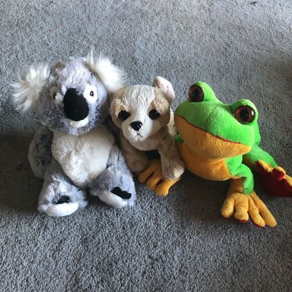 GANZ | Toys | Ganz Webkinz Plush Lot Of3 Tree Frog Chihuahua Dog Puppy ...